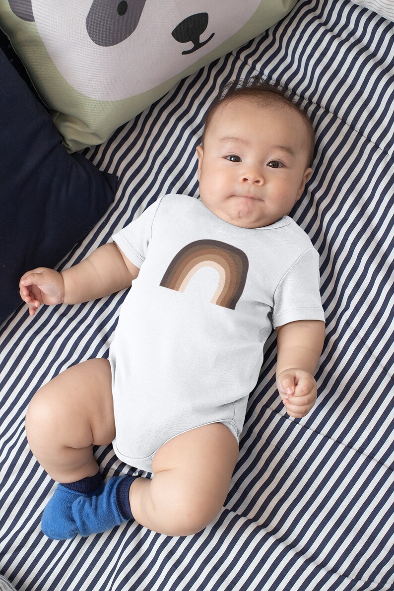 Boho Skin Tone Rainbow Kids Body Positivity T-shirt Equality - Etsy