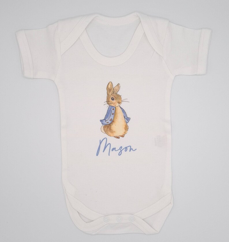 Peter Rabbit Baby Sleepsuit Peter Rabbit Print Baby Clothes - Etsy UK