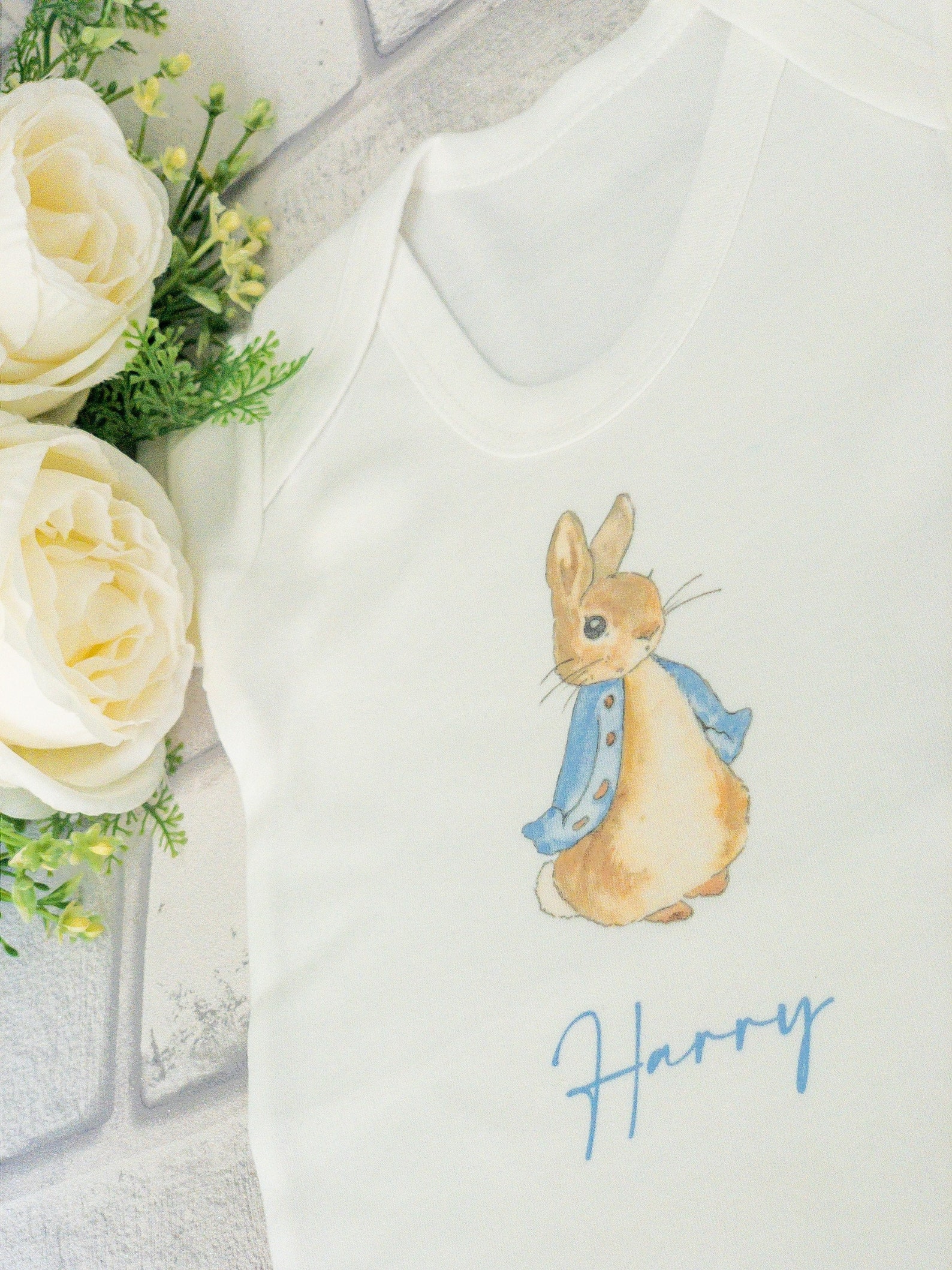 Peter Rabbit Baby Sleepsuit Peter Rabbit Print Baby Clothes - Etsy UK