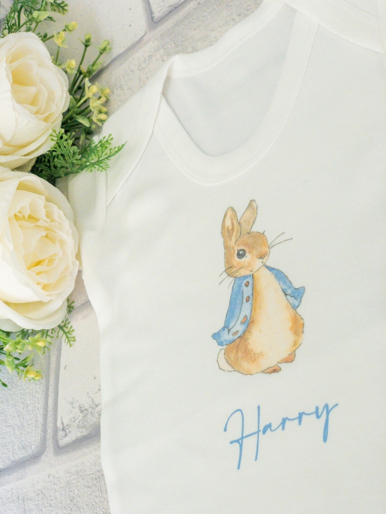 Peter Rabbit Baby Sleepsuit Peter Rabbit Print Baby Clothes - Etsy