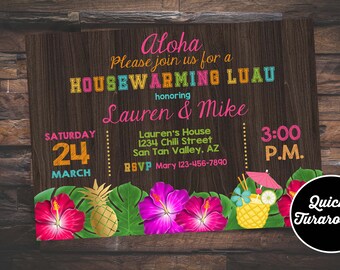 Tropical invitations | Etsy