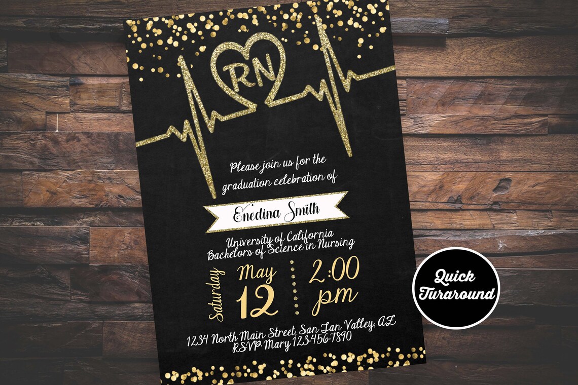 Ultrasound Tech Invitation Ultrasound Tech Graduation - Etsy