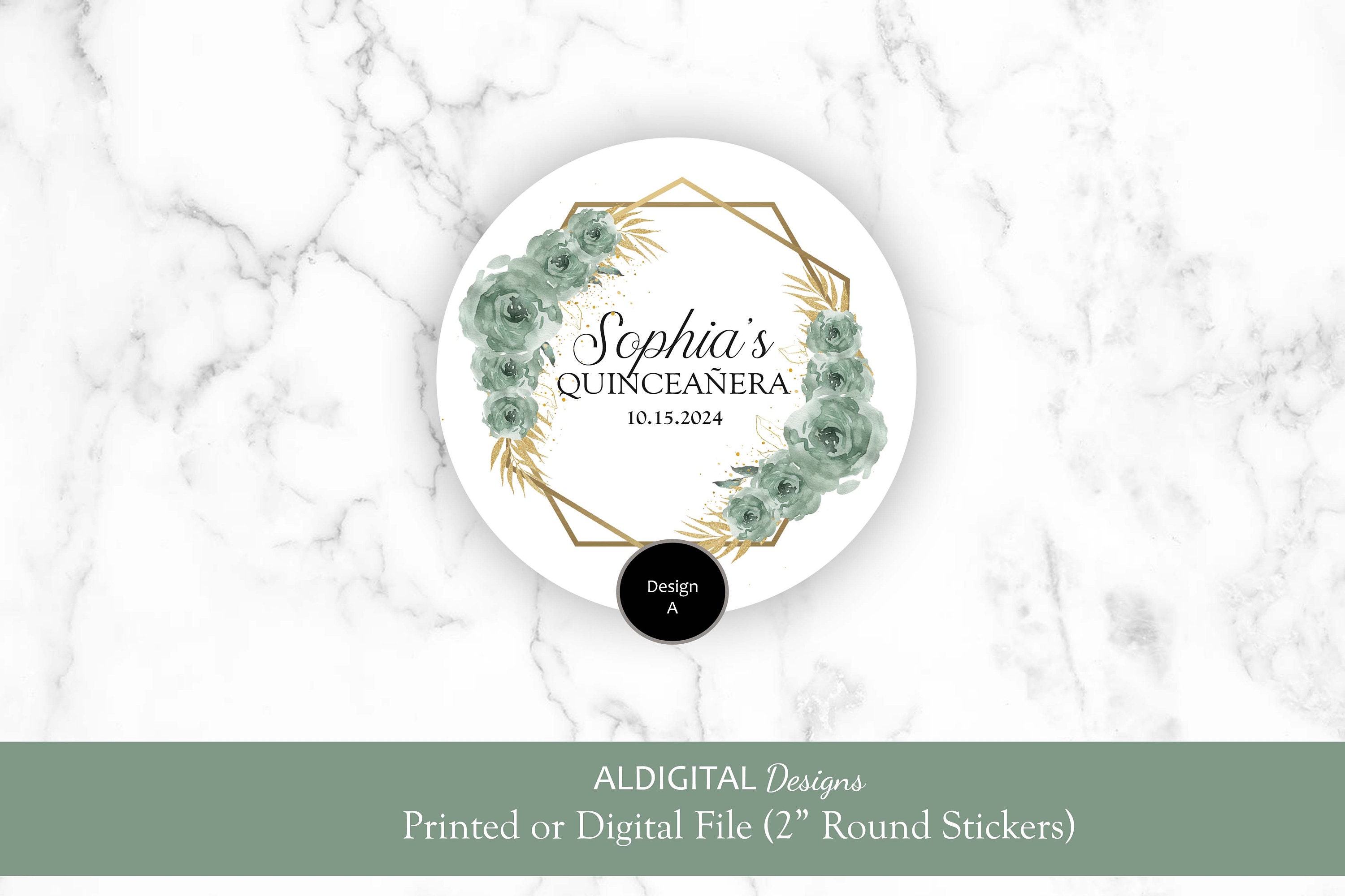 Quinceanera Crown Sticker Quinceanera Crown Favor Stickers - Etsy