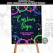Glow Party Sign, Glow Table Sign, Let's Glow Crazy Table Sign, Neon ...