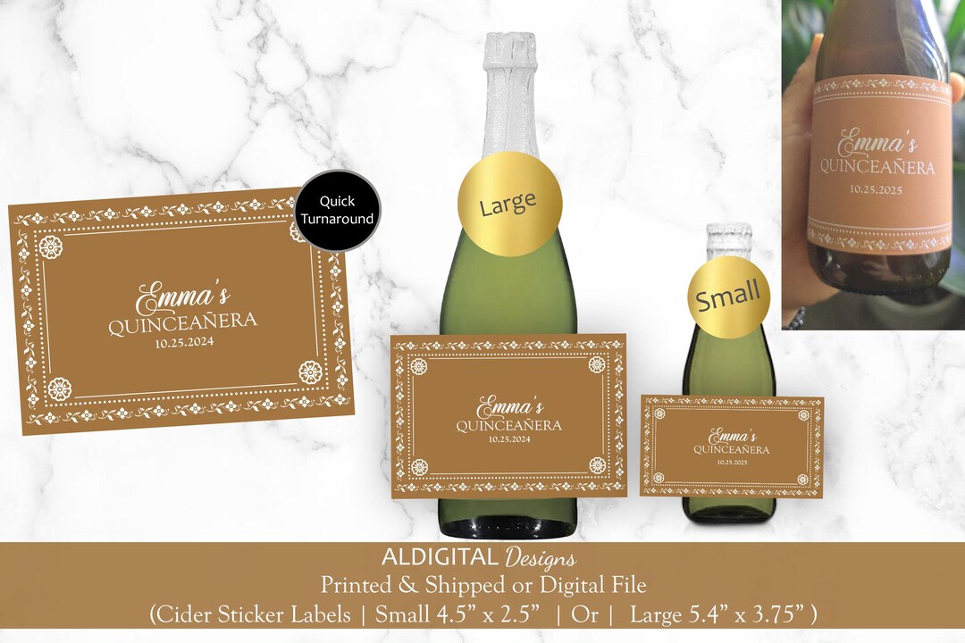 Papel Picado Cider Labels, Papel Picado Cider Bottle Labels, Barro ...