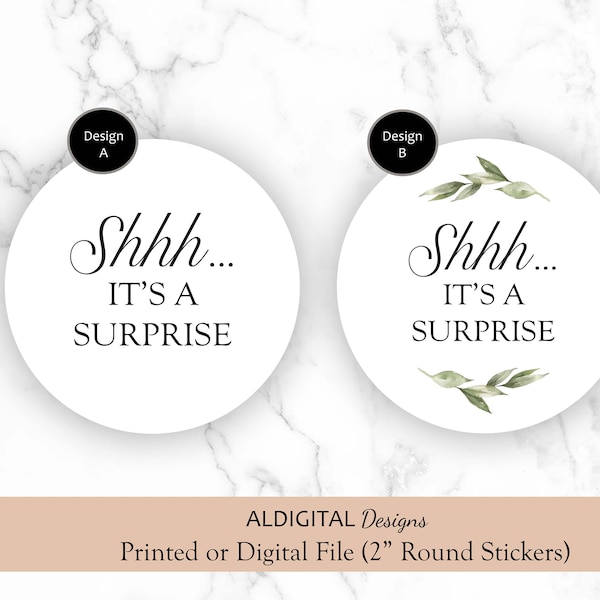 Its a Surprise Party Stickers - Etsy