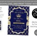 Prince Birthday Invitation, Royal Prince Invitation, First Birthday ...