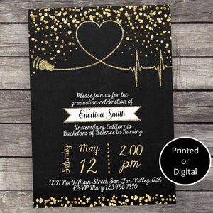 Ultrasound Tech Invitation, Ultrasound Tech Graduation Invitation ...