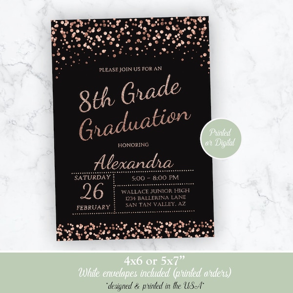 8th Grade Graduation - Etsy