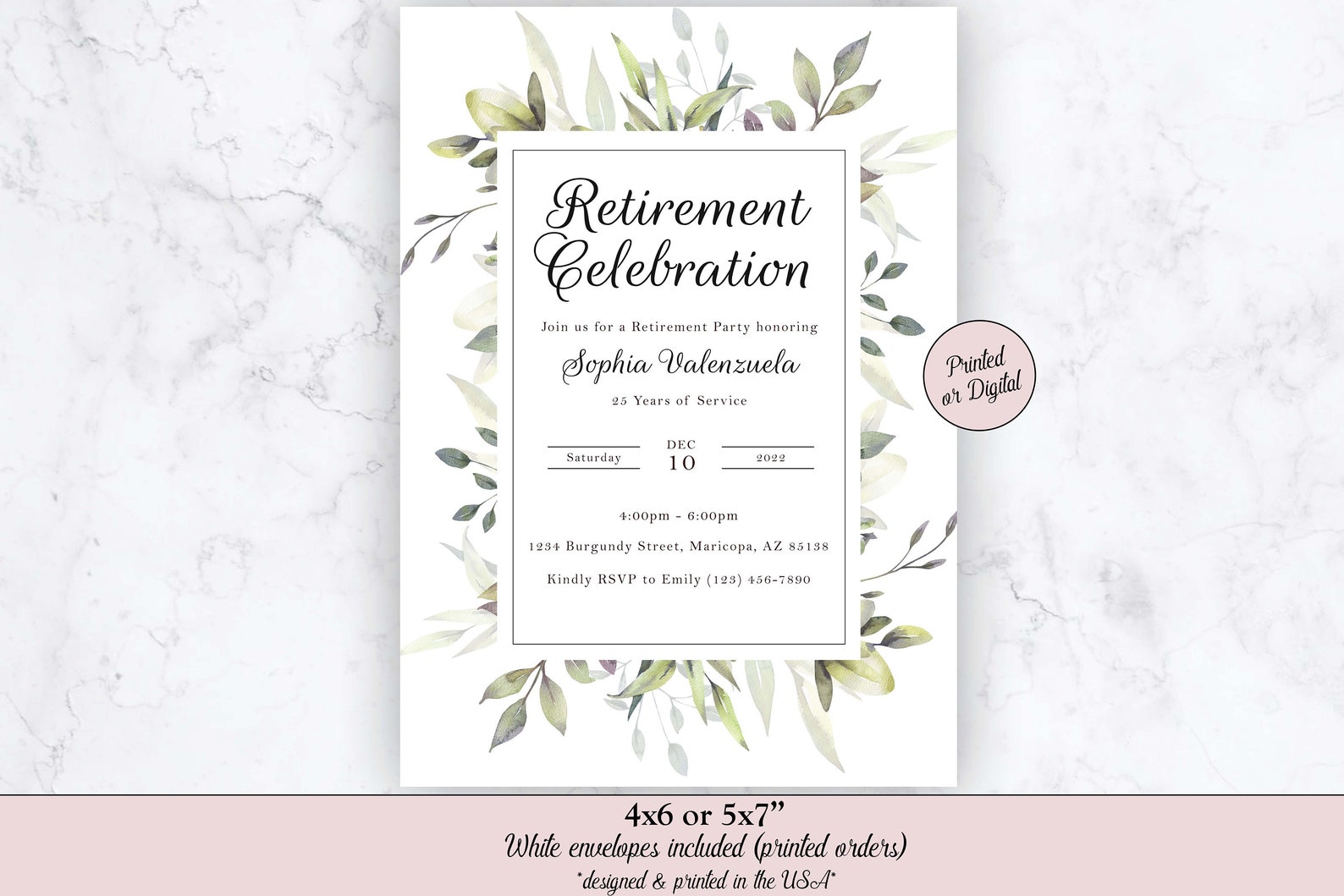 Retirement Invitation Retirement Party Invitation - Etsy