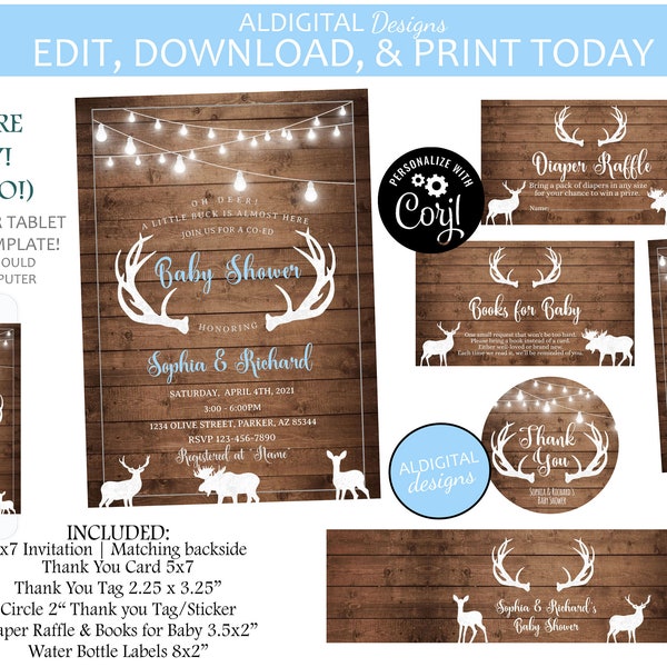 Hunting Baby Shower - Etsy
