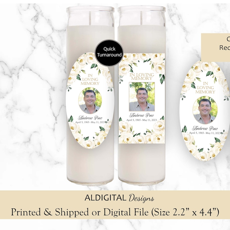 Memorial Candle - Etsy