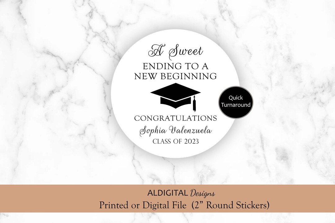 Graduation Stickers, Graduation Party Stickers, Graduation Favor ...
