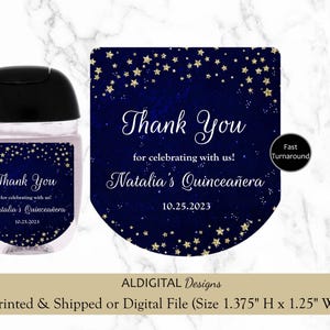 Starry Night Dinner Menu, Starry Night Sweet Sixteen Menu Card ...