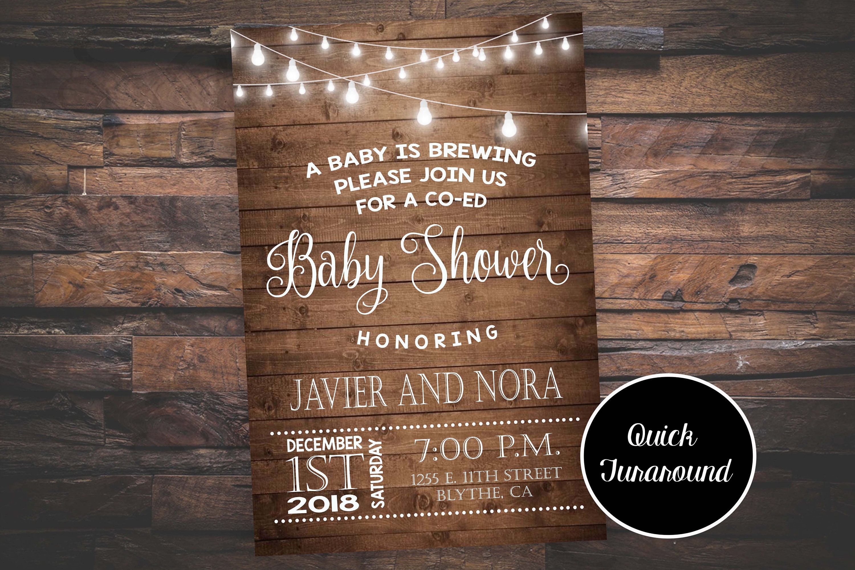 Housewarming Invitation Rustic Housewarming Invitation | Etsy