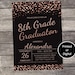 8th Grade Graduation Invitation, Middle School Graduation Invitation ...