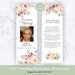 Memorial Bookmarks, Funeral Memorial Laminated Bookmarks, Memorial ...