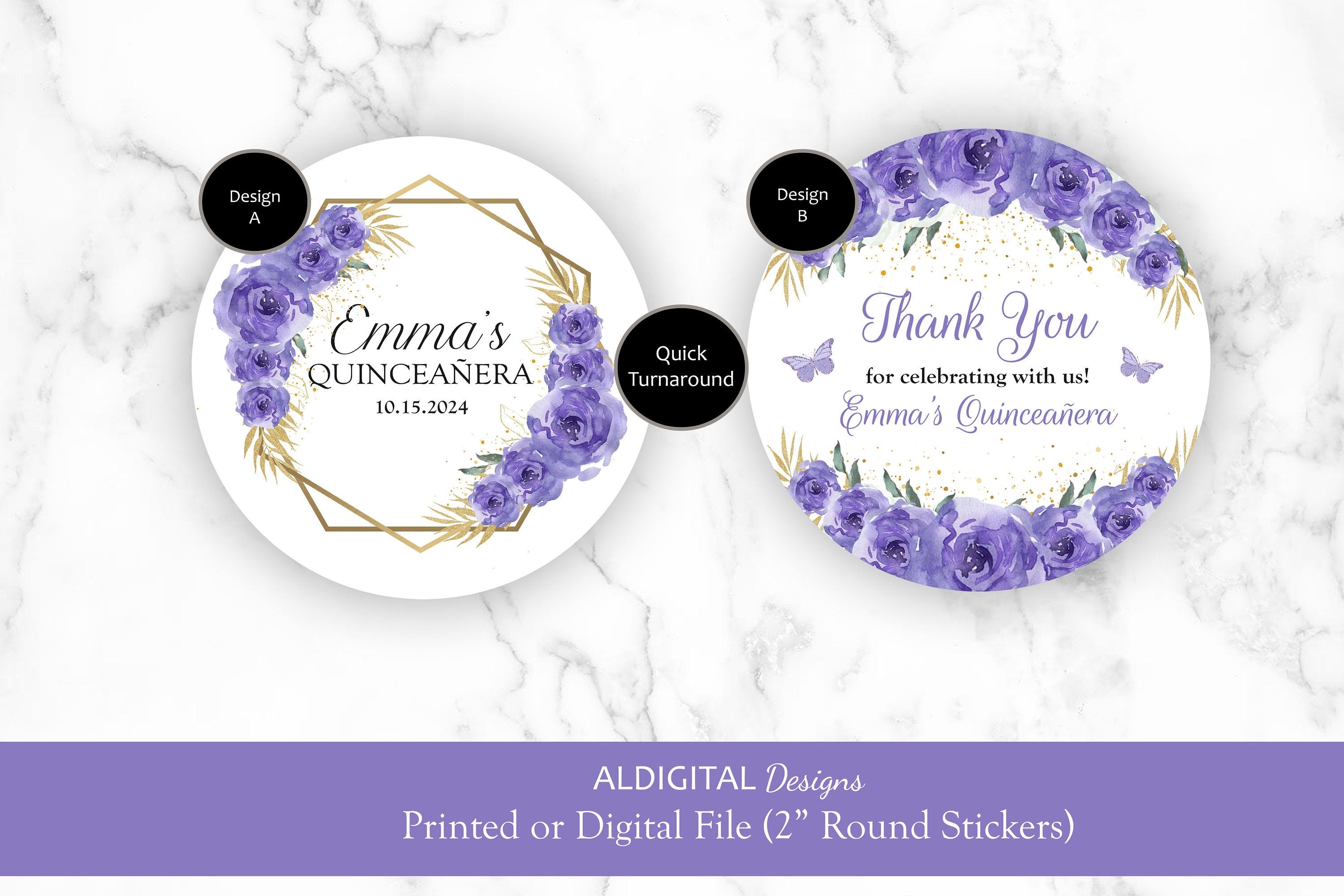 Quinceanera Crown Sticker Quinceanera Crown Favor Stickers - Etsy