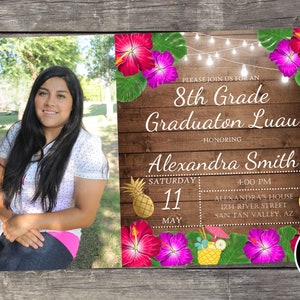 8th Grade Graduation Invitation Promotion Invitation 8th - Etsy