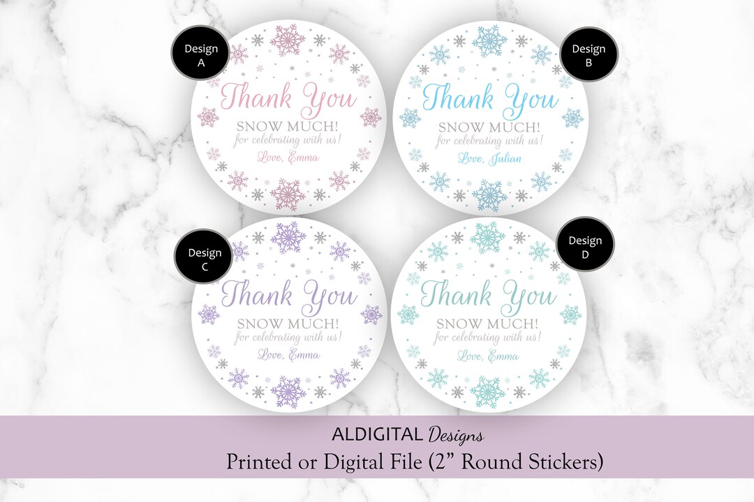 Winter Snowflake Stickers, Snowflake Stickers, Winter Wonderland ...
