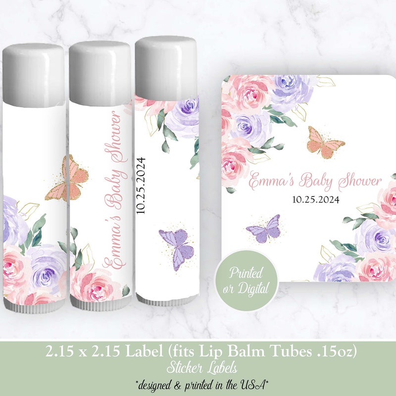 Butterfly Label - Etsy