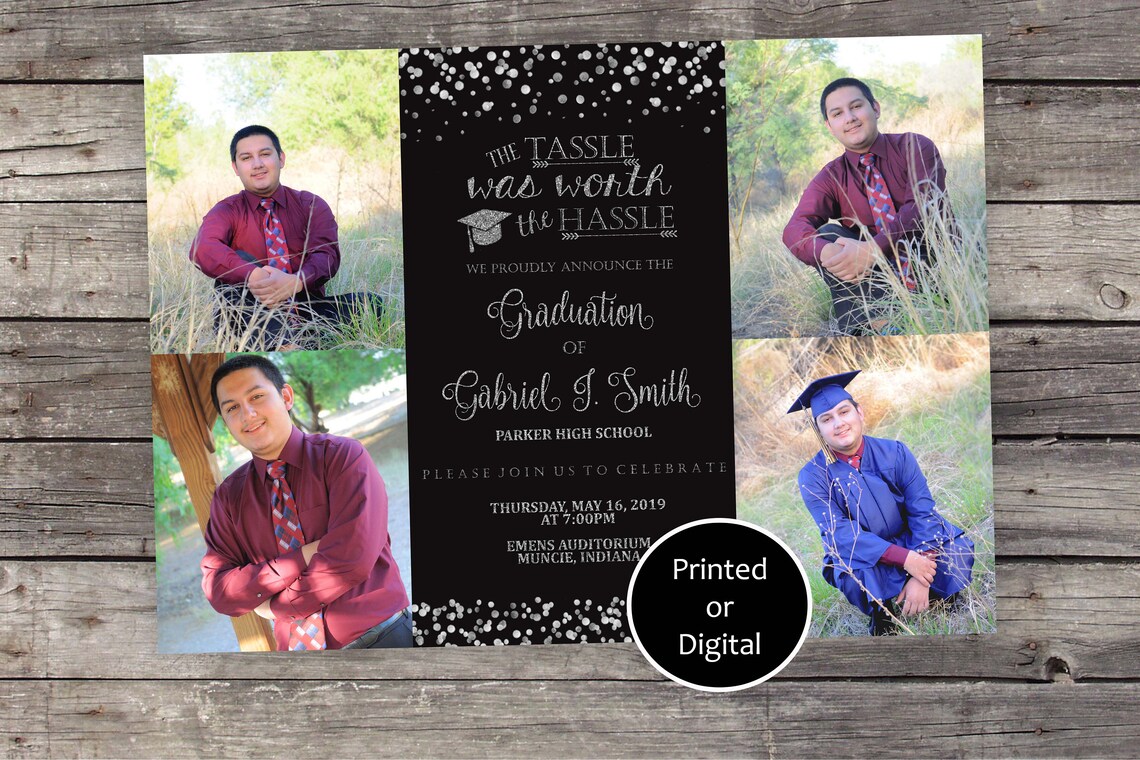 8th Grade Graduation Invitation Middle School Graduation - Etsy