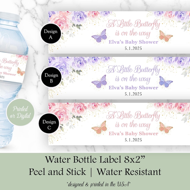Butterfly Label - Etsy