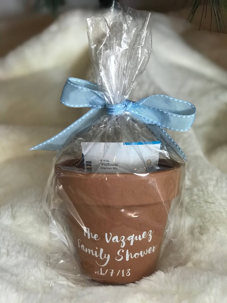 Faith Plants the Seed, Love Makes It Grow -pot and Seeds Favor for Any ...