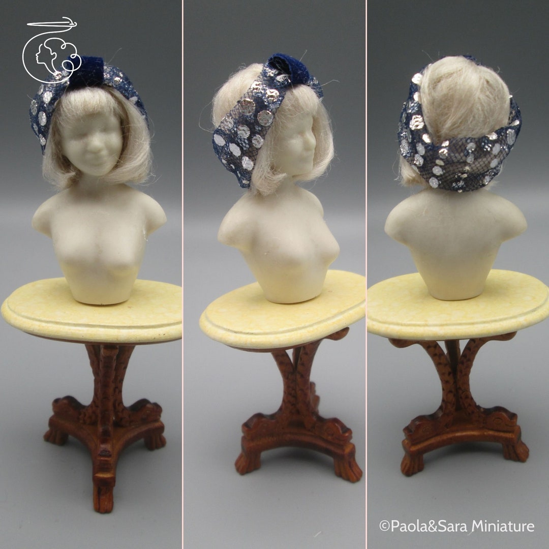 Wigs for Miniature Doll, Heidi Ott and Dollhouse in 1/12 Scale ...