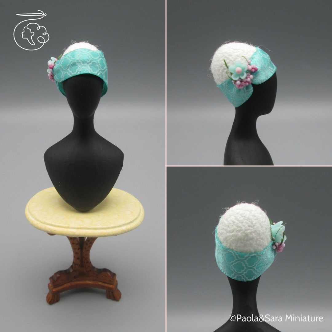 Miniature Hats for Doll, Heidi Ott and Dollhouse in 1/12 Scale - Etsy