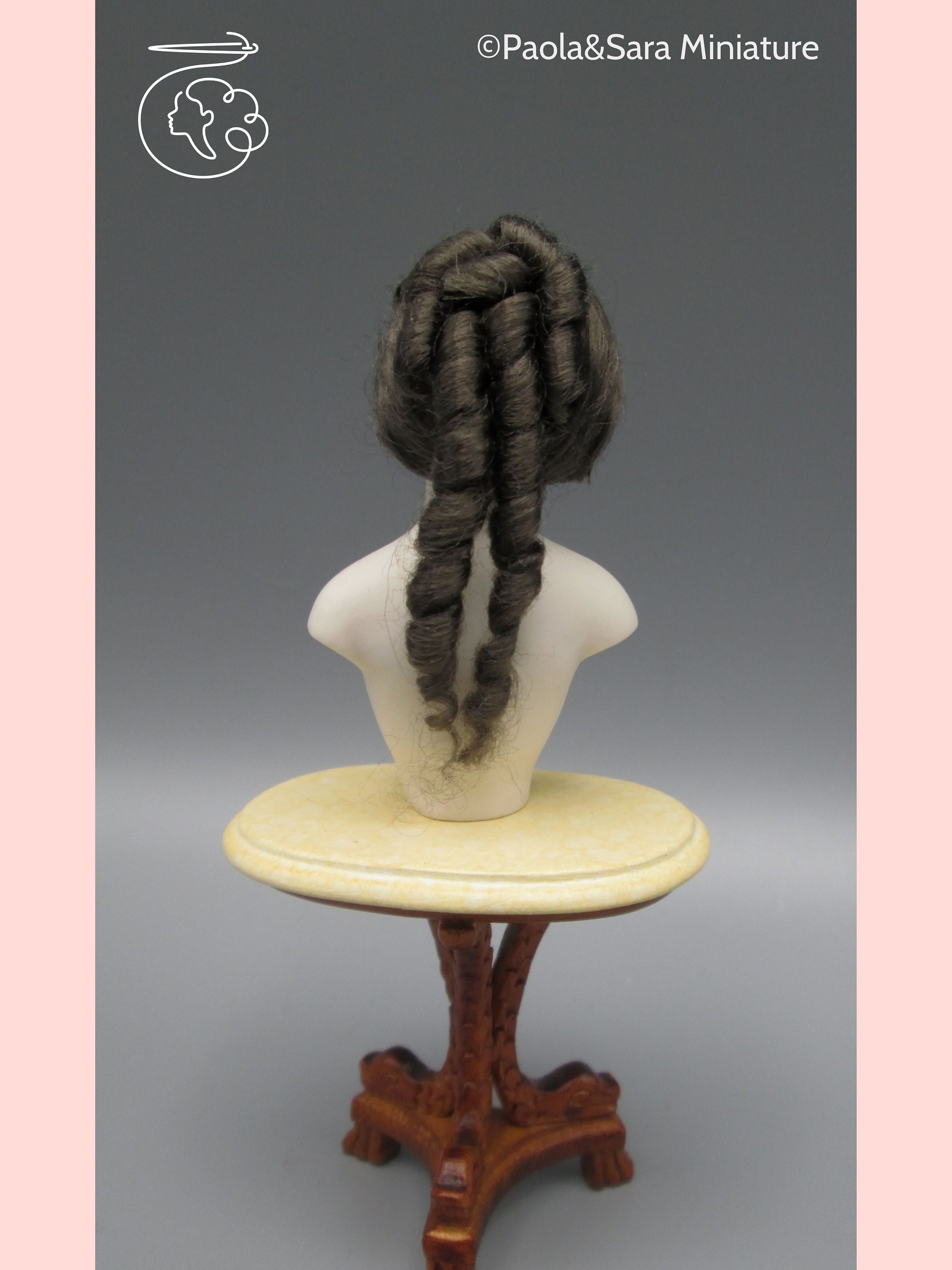 Wig for Miniature Doll Heidi Ott and Dollhouse in 1/12 Scale - Etsy