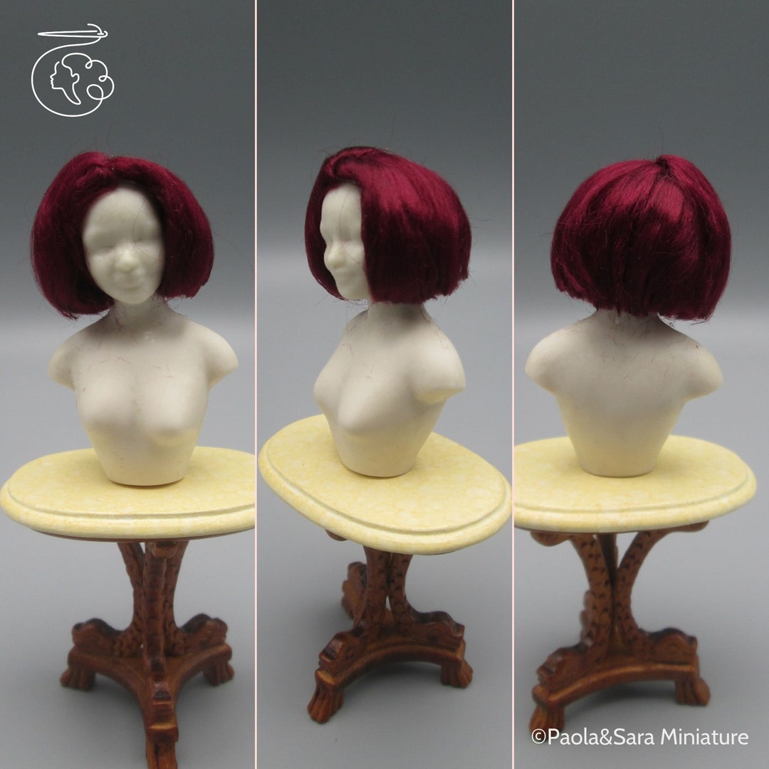 Wigs for Miniature Doll Heidi Ott and Dollhouse in 1/12 Scale - Etsy