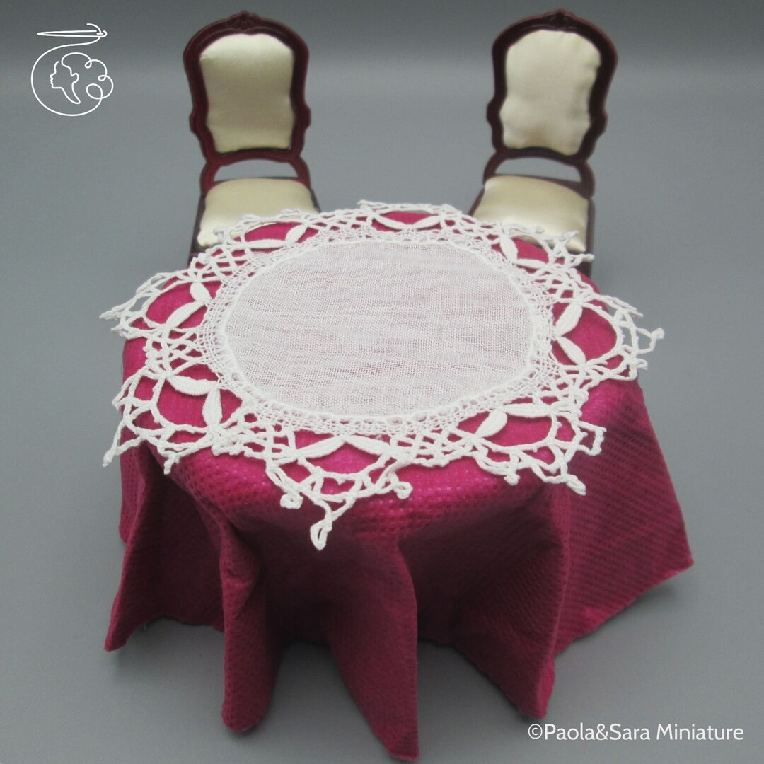 Miniature Tablecloths for 1/12 Scale Dollhouse - Vintage | Material ...