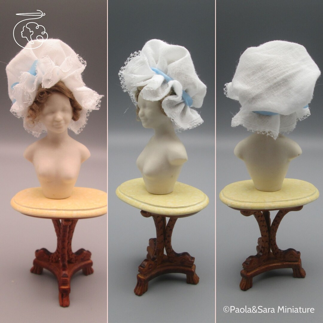 Wigs for Miniature Doll, Heidi Ott and Dollhouse in 1/12 Scale Material ...