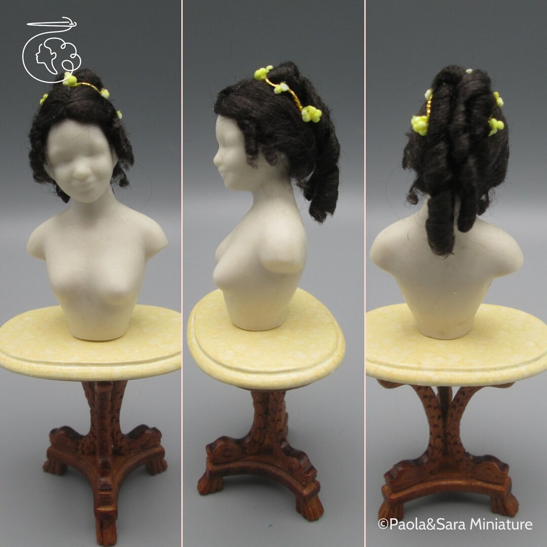 Wigs for Miniature Doll, Heidi Ott and Dollhouse in 1/12 Scale ...