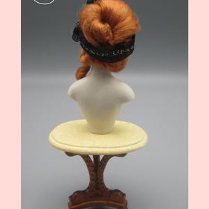 Wigs for Miniature Doll, Heidi Ott and Dollhouse in 1/12 Scale Material ...