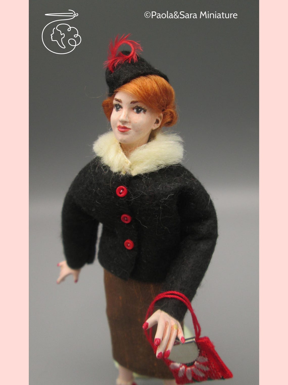 Dolls for Miniature Dollhouse in 1/12 Scale - Posable | Material ...