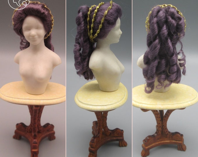 Wigs for Miniature Doll, Heidi Ott and Dollhouse in 1/12 Scale ...
