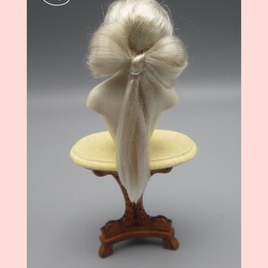Wigs for Miniature Doll, Heidi Ott and Dollhouse in 1/12 Scale Material ...