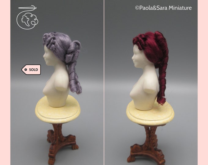 Wig for Miniature Doll Heidi Ott and Dollhouse in 1/12 Scale - Etsy