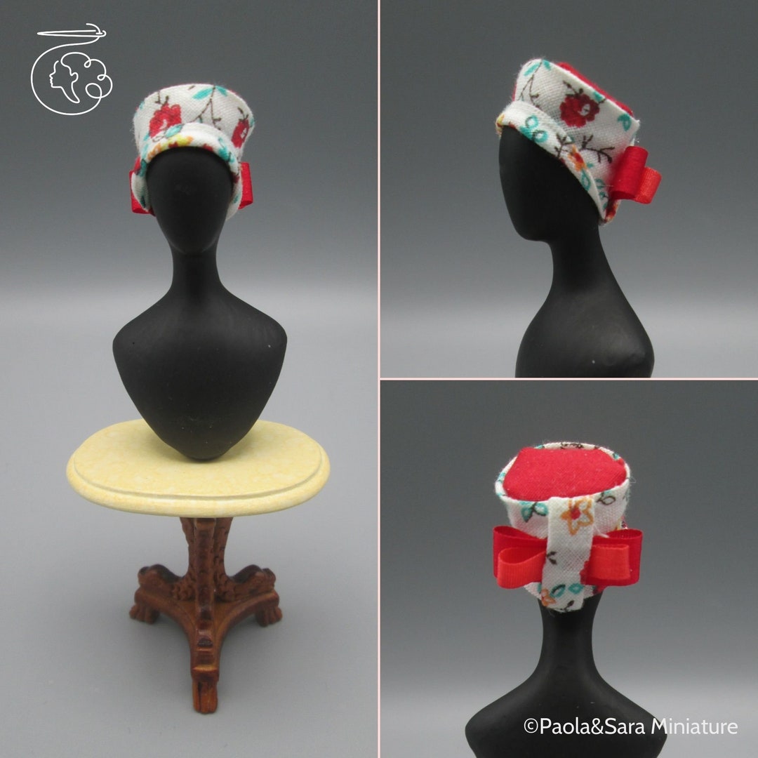 Miniature Hats for Doll, Heidi Ott and Dollhouse in 1/12 Scale - Etsy