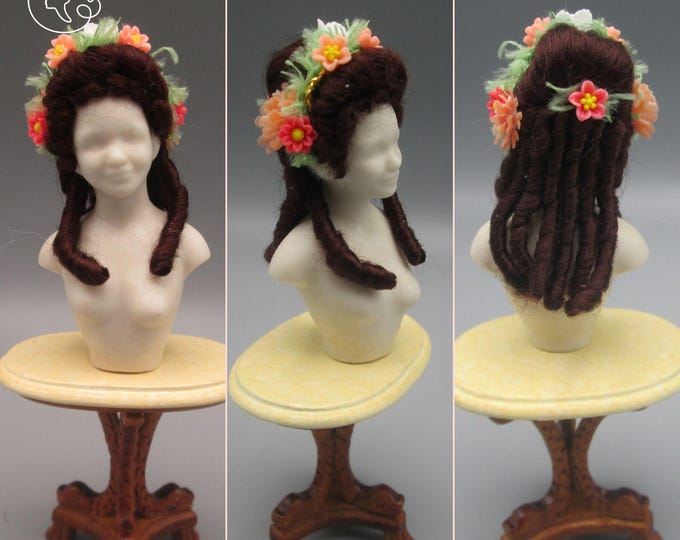 Wigs for Miniature Doll, Heidi Ott and Dollhouse in 1/12 Scale ...