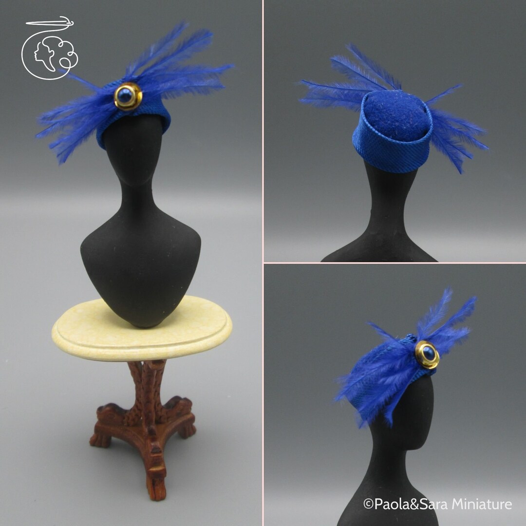 Miniature Hats for Doll, Heidi Ott and Dollhouse in 1/12 Scale - Etsy
