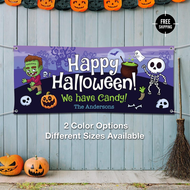Halloween Banner - Etsy