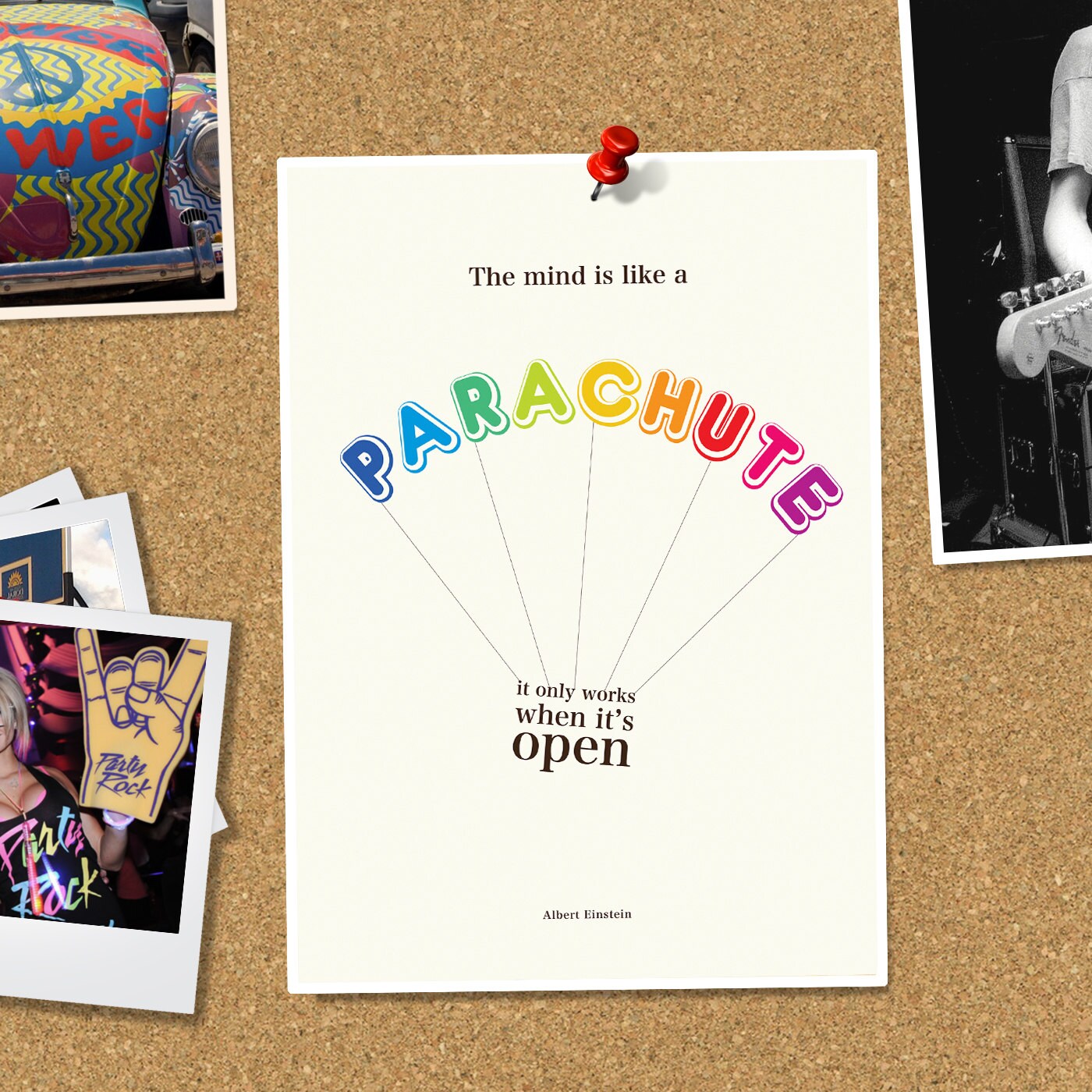 The Mind is Like a Parachute... Printable, Inspirational and Decorative ...