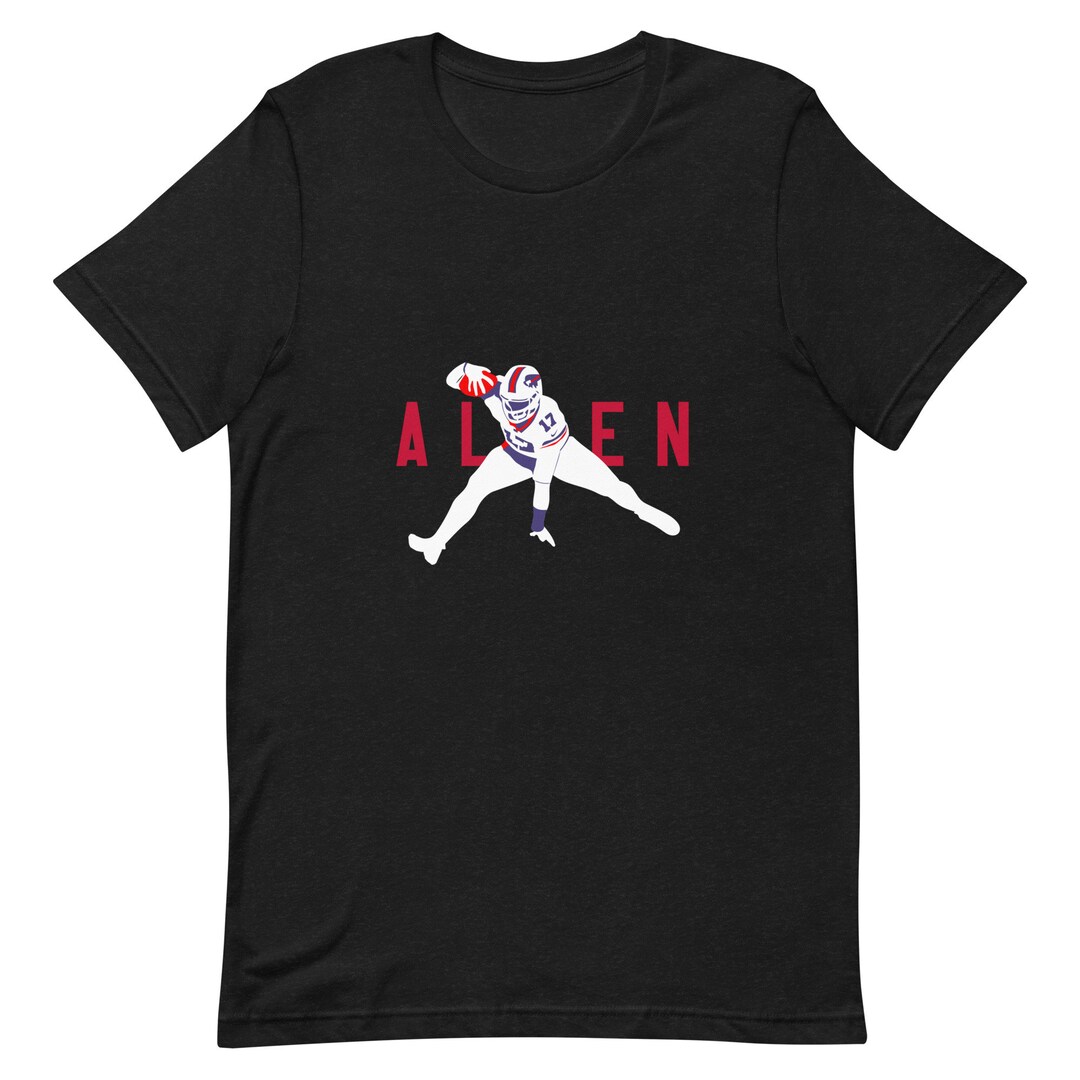 Camiseta unisex Camiseta Air Allen Josh Allen Hurdling NFL Buffalo ...