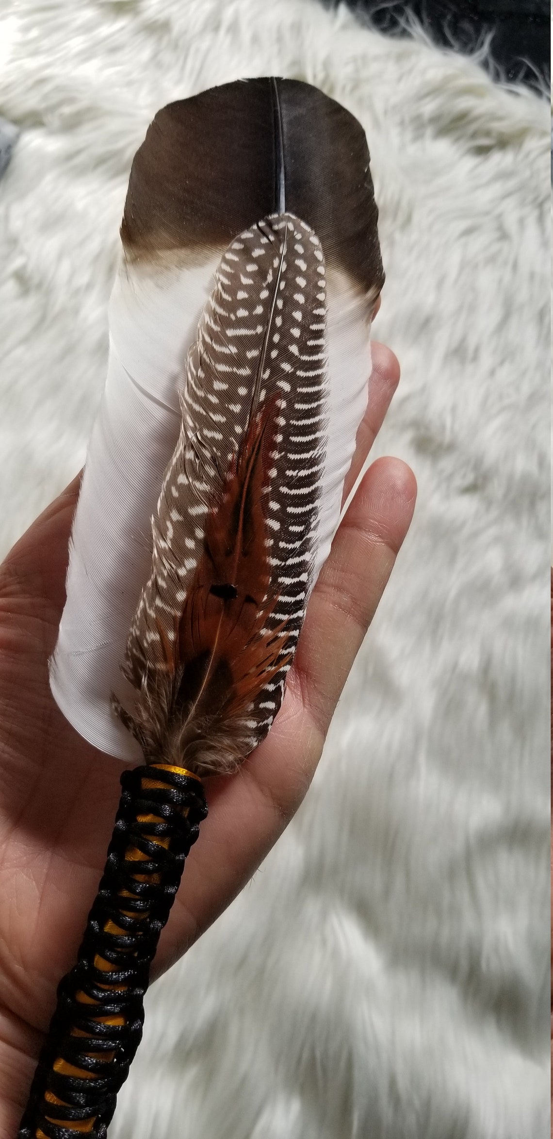 Feather Smudge Fan, Bird Feather Fan, Smudge Fan, Smudge Tools, Natural ...