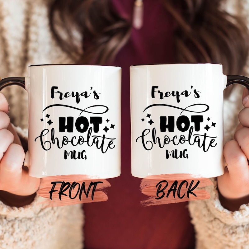 Hot Chocolate Themed Mug - Etsy