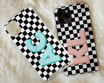Preppy Checker Board Phone Case - Etsy