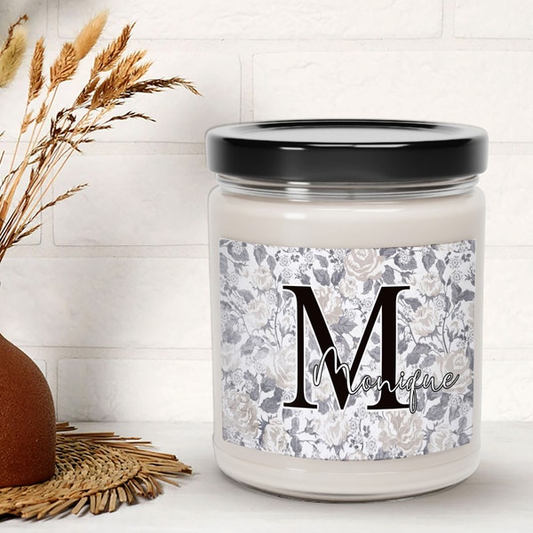 Monogram Candle - Etsy